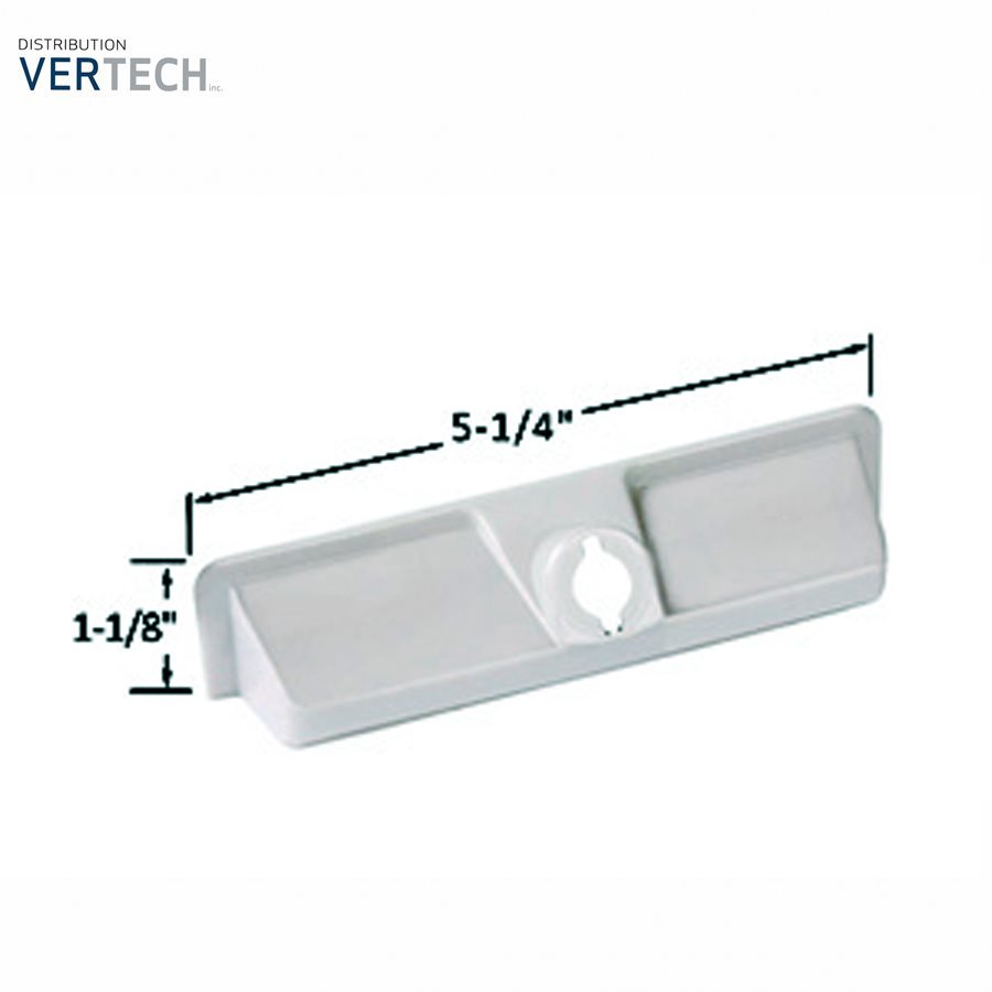 PLASTIC WINDOW OPERATOR COVERS-WHITE
